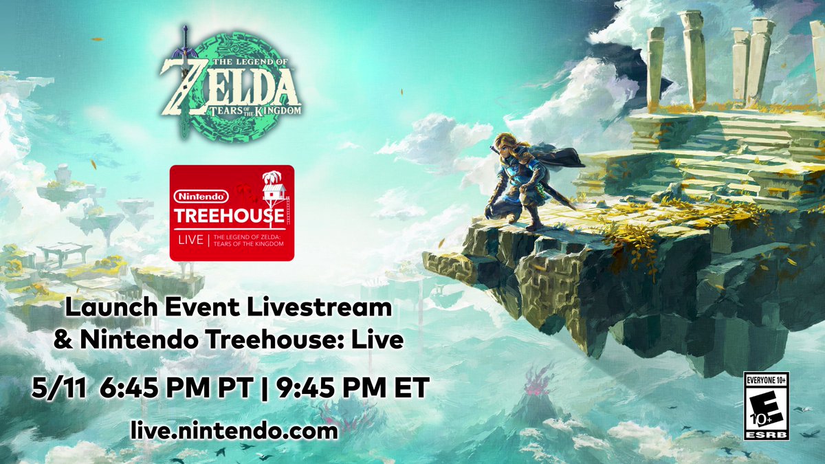 The Legend of Zelda: Tears of the Kingdom, annunciato un livestream del Nintendo Treehouse