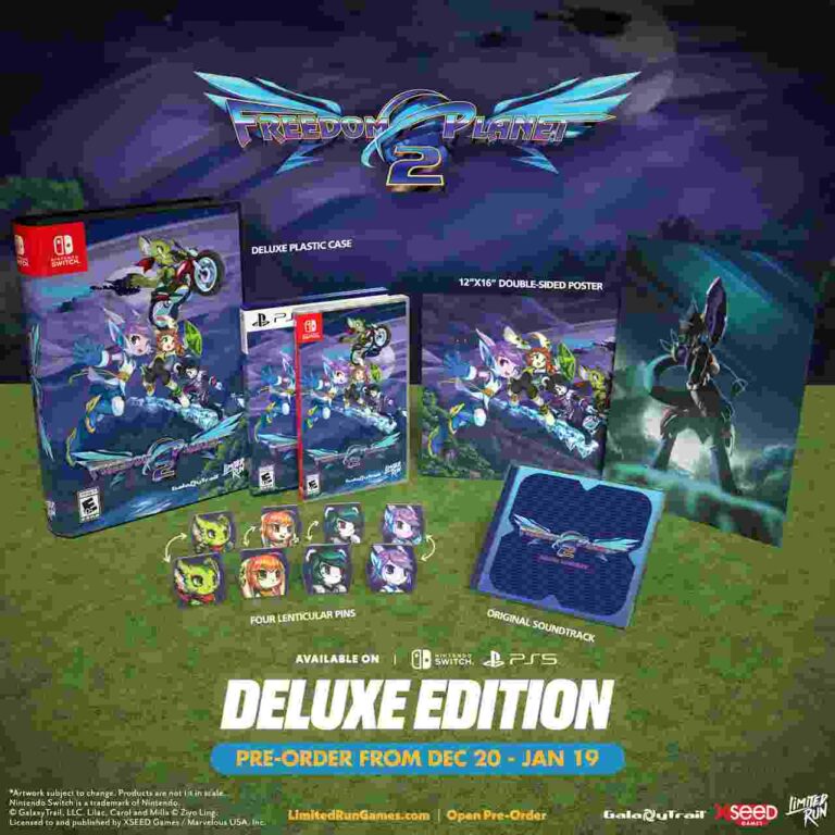 Freedom Planet 2: svelata la versione retail su Nintendo Switch